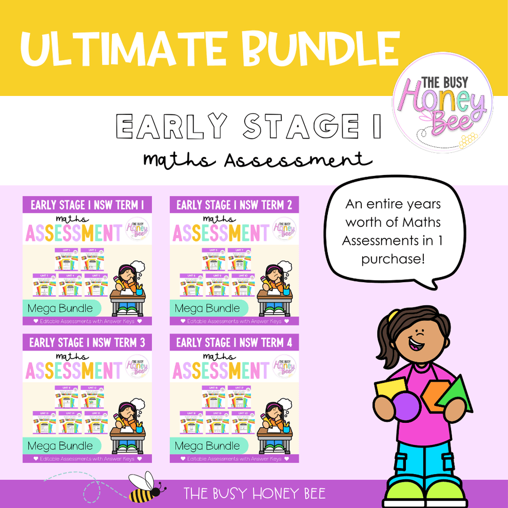 ULTIMATE Early Stage 1 Maths Assessment Bundle – The Busy Honey Bee
