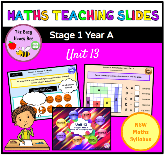 Stage 1 Year A Unit 13 Maths Teaching Slides – The Busy Honey Bee